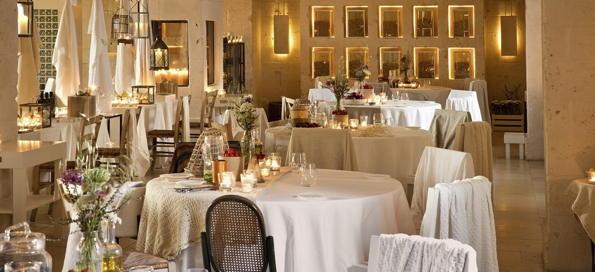 Domingo Schingaro at Due Camini: discover Puglia's flavors.